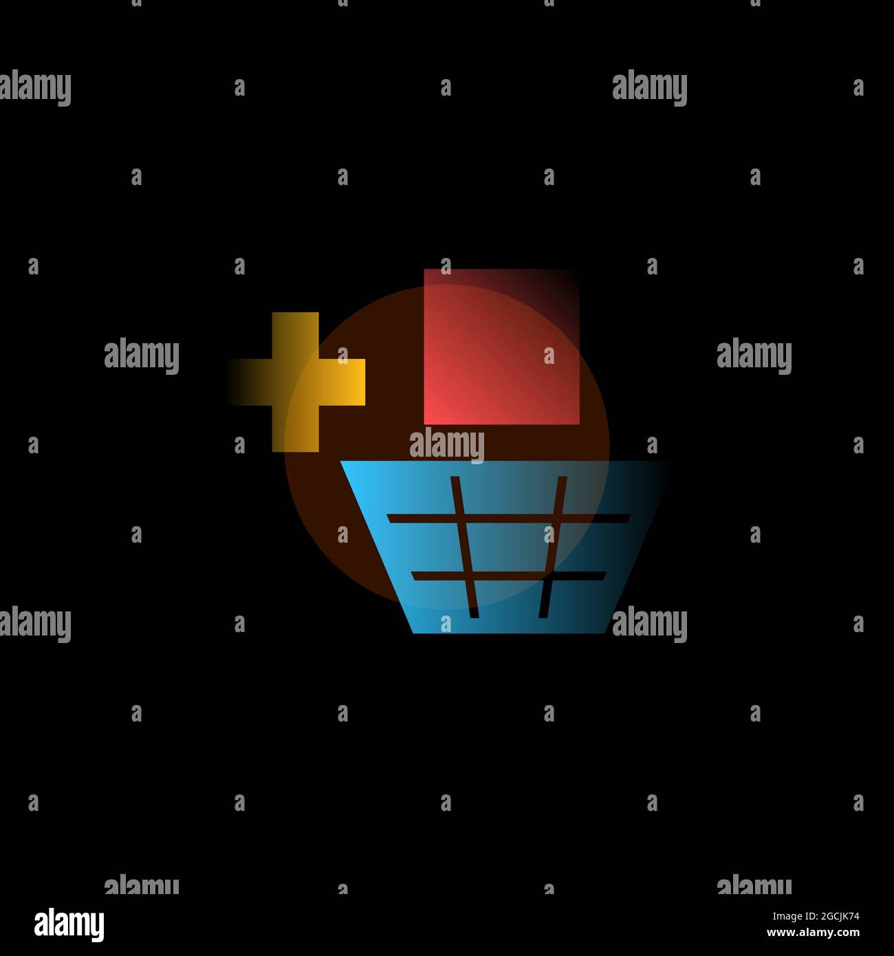 Basket detailed style icon Stock Vector Images - Alamy