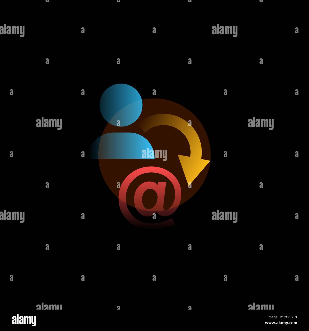 Change name. Vector icon in gradient style Stock Vector Image & Art - Alamy