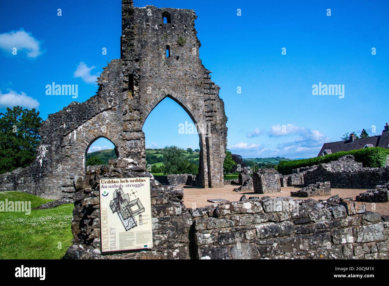 Talley Abbey (Welsh: Abaty Talyllychau Stock Photo - Alamy
