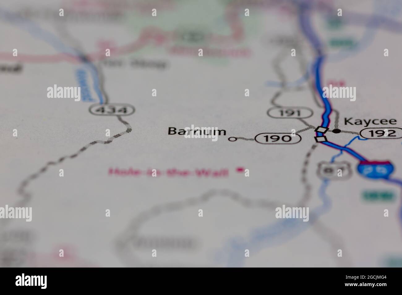 Map of barnum wyoming hi-res stock photography and images - Alamy