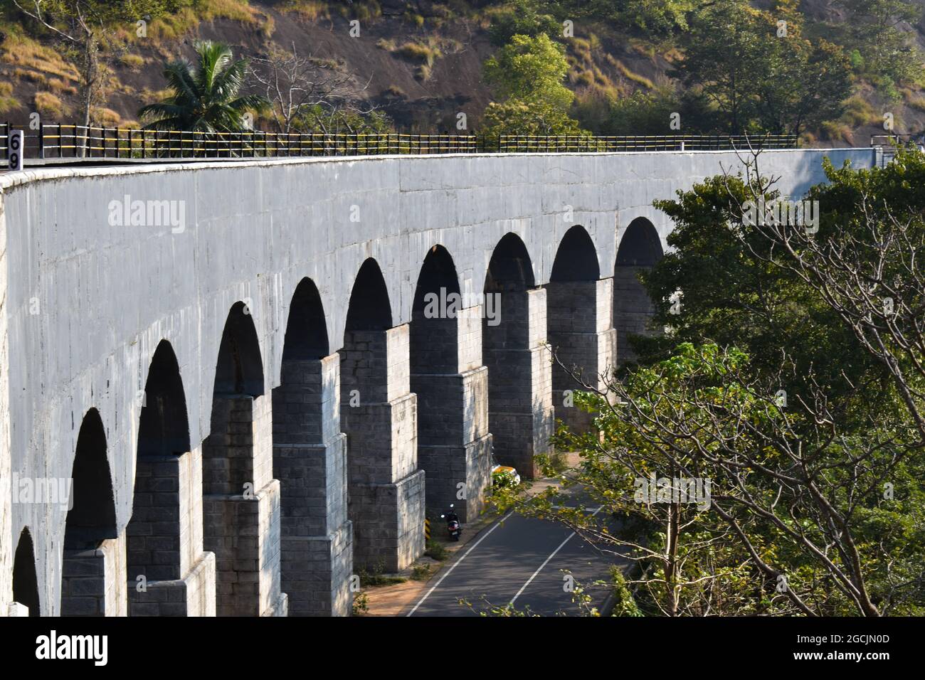 Railway bridge kerala hi-res stock photography and images - Alamy