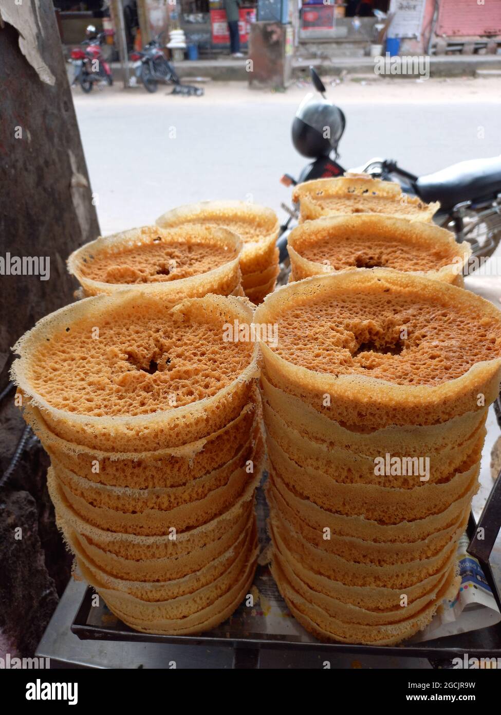 Rajasthani famous ghevar sweets, jaipur, rajasthan Stock Photo - Alamy