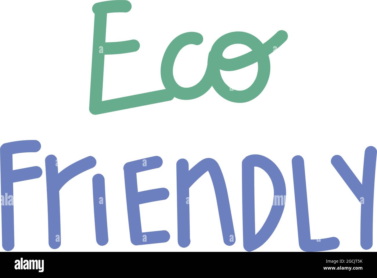 eco friendly phrase Stock Vector Image & Art - Alamy