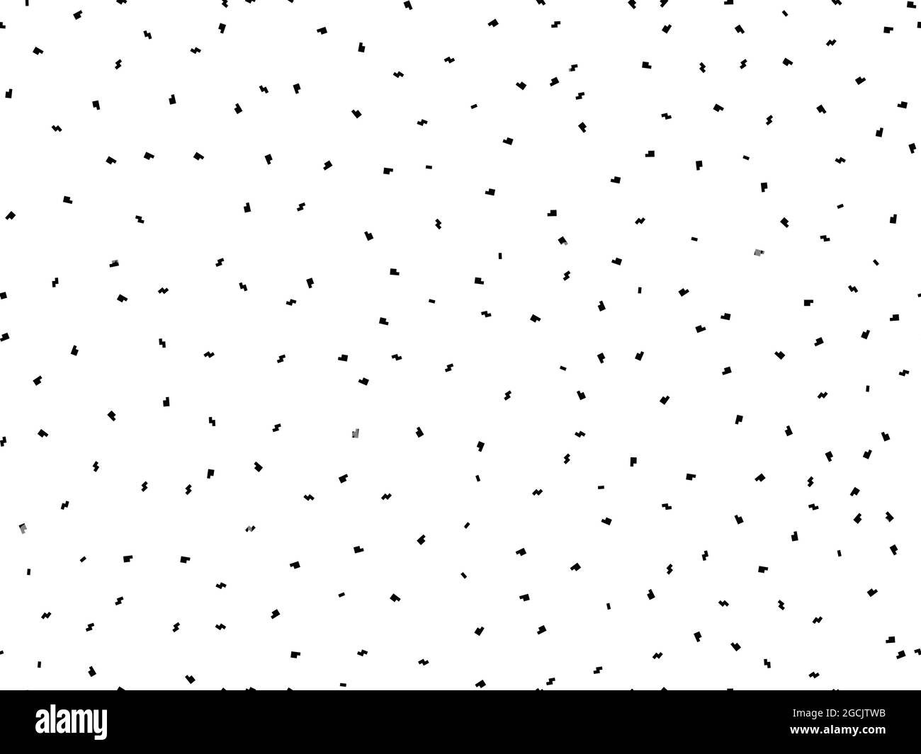 Pixel art seamless pattern black pixels on white background. 8 bit ...