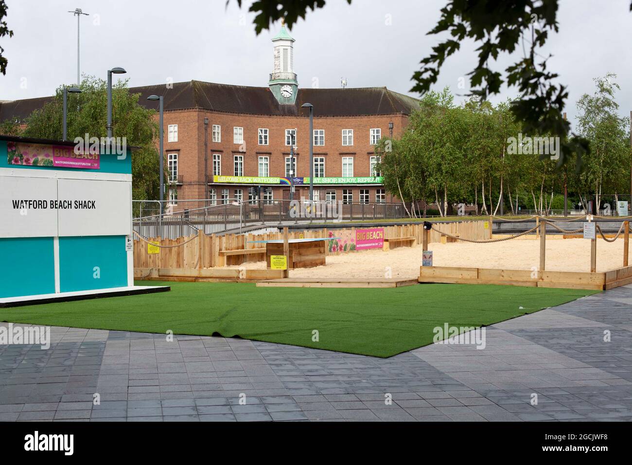 Watford Town, UK. 9th Aug, 2021. Watford Town Council open the Big ...