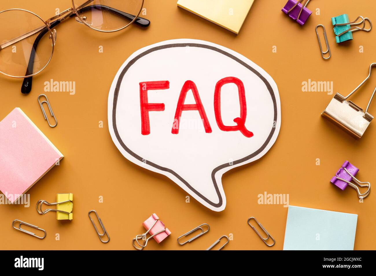 Faq message frequently asked questions. Information helpdesk concept ...