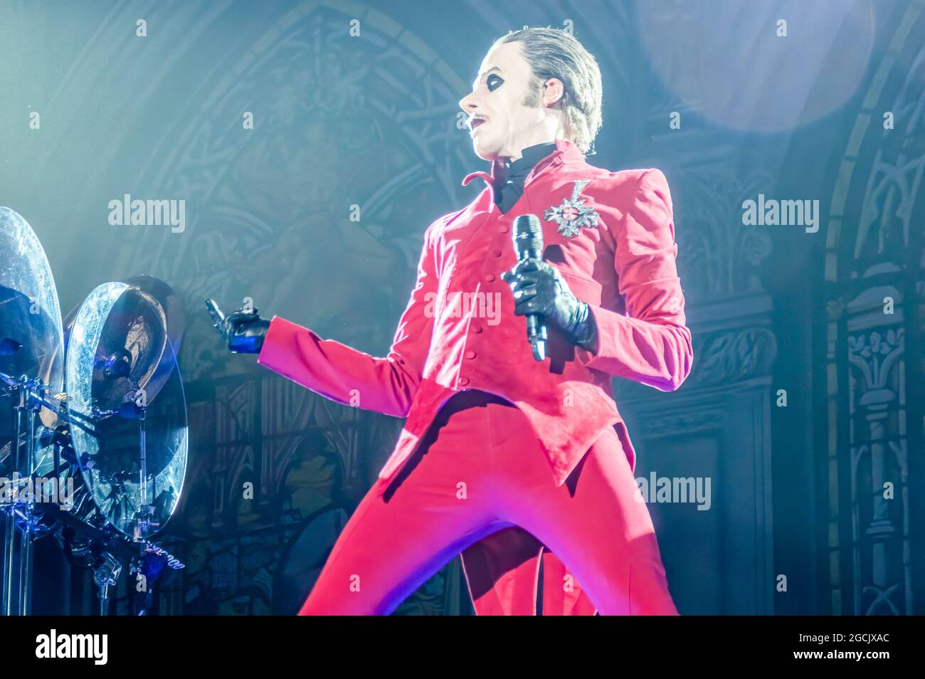 LONDON, UNITED KINGDOM - Nov 22, 2019: A Swedish singer Tobias Forge in ...