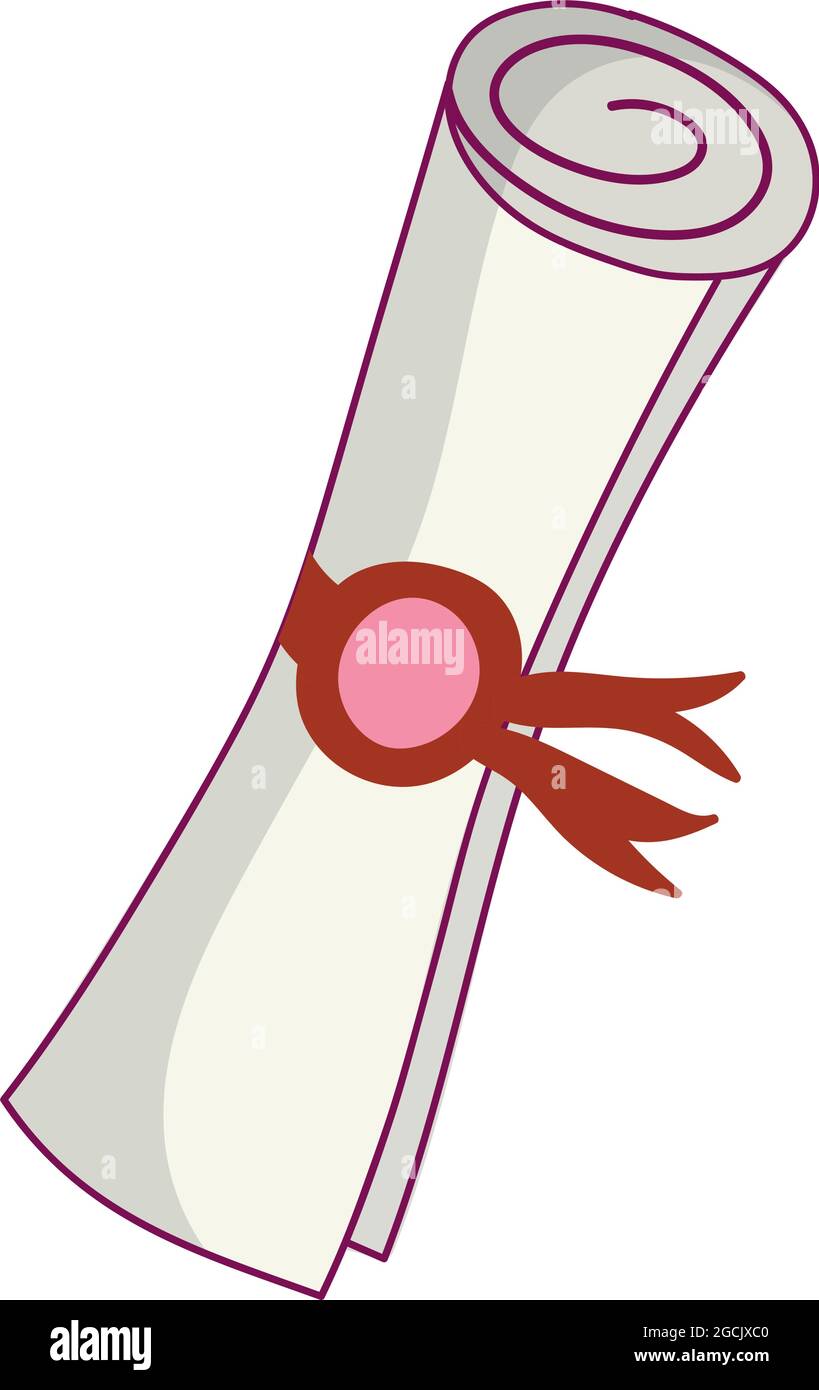 school certificate scroll Stock Vector Image & Art - Alamy