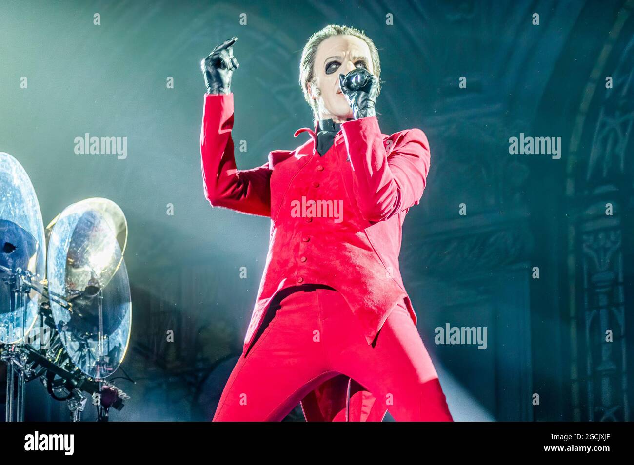 LONDON, UNITED KINGDOM - Nov 22, 2019: A Swedish singer Tobias Forge in ...