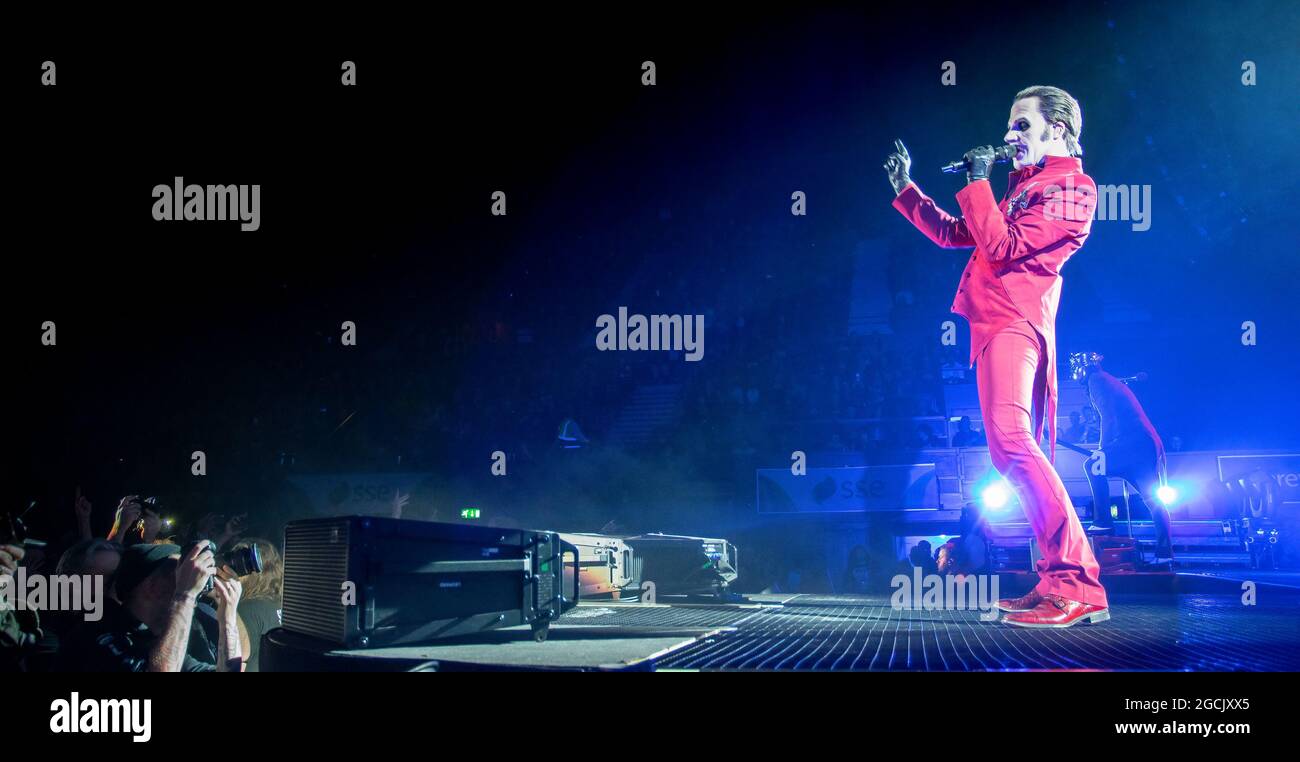 LONDON, UNITED KINGDOM - Nov 22, 2019: A Swedish singer Tobias Forge in ...