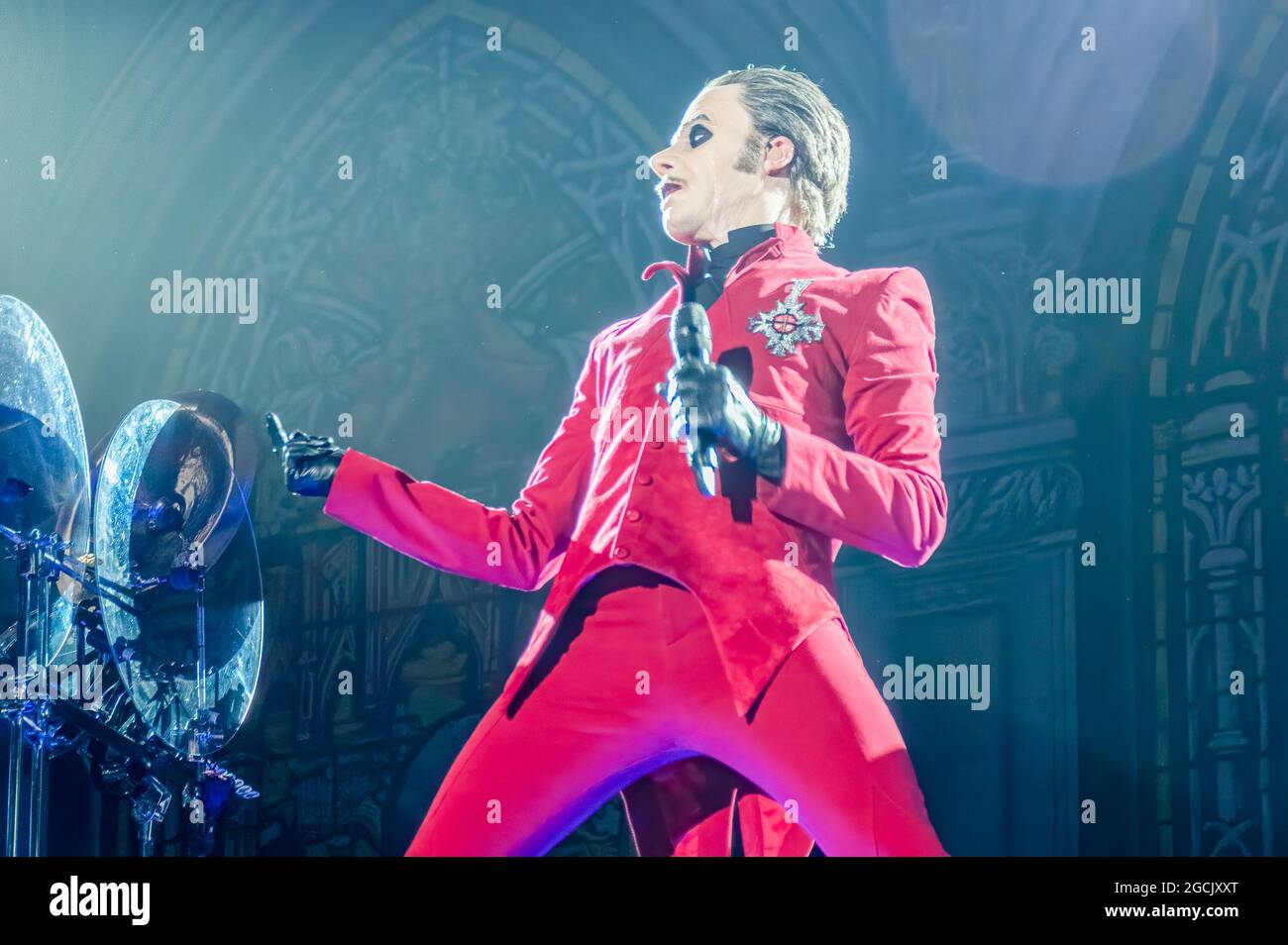 LONDON, UNITED KINGDOM - Nov 22, 2019: A Swedish singer Tobias Forge in ...