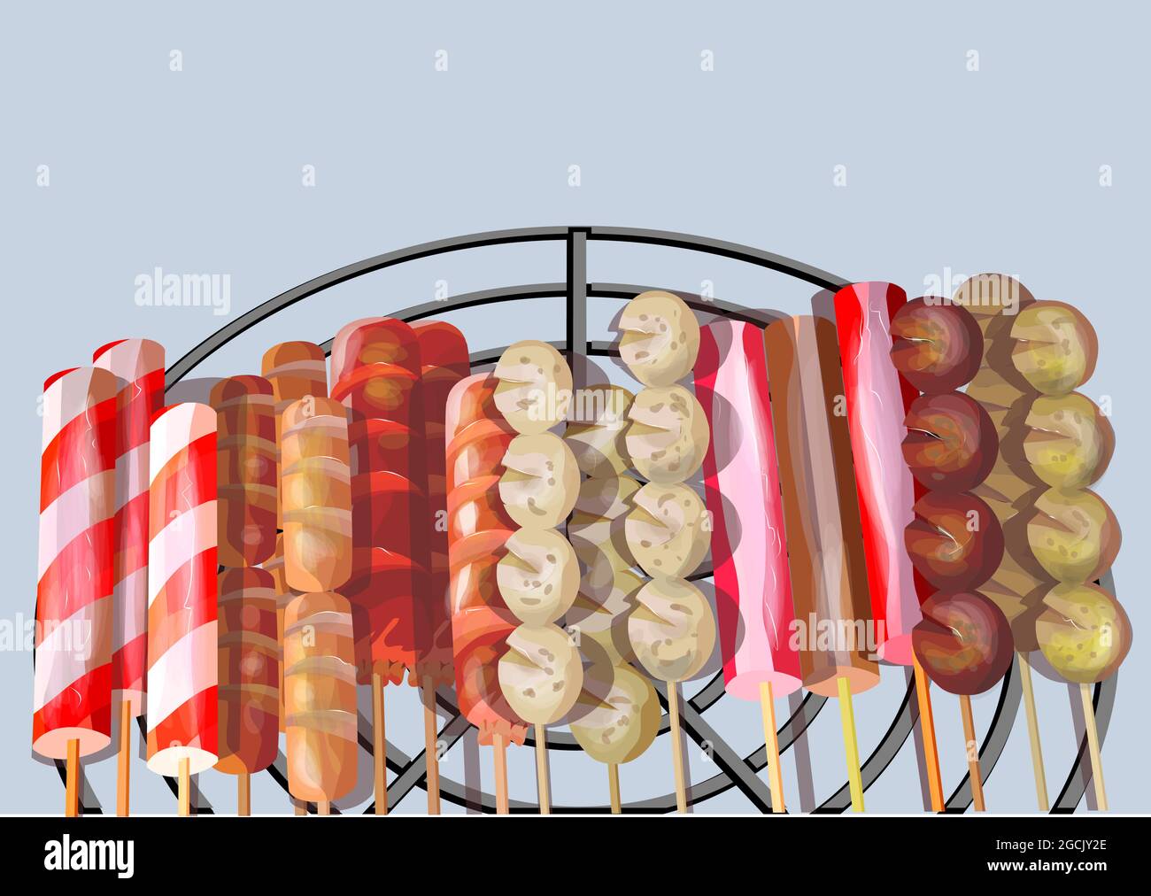 Traditional chinese street food Stock Vector Images - Alamy