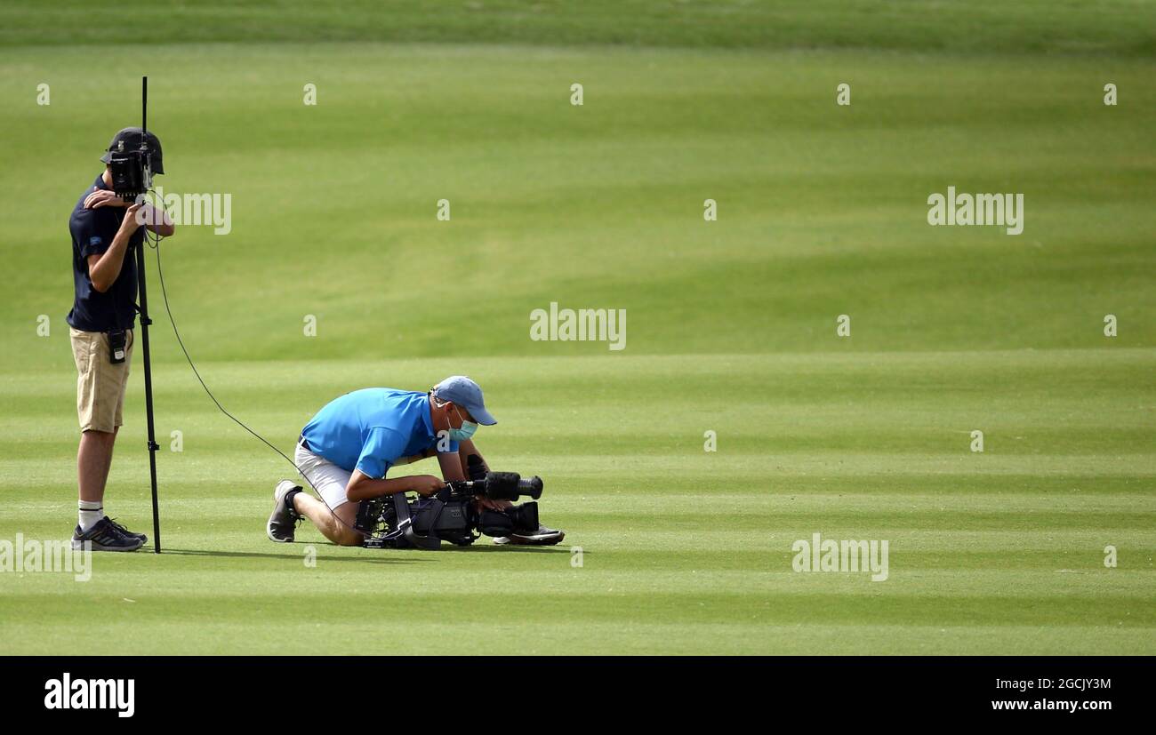 live Video shoot at Golf course - QATAR Stock Photo - Alamy