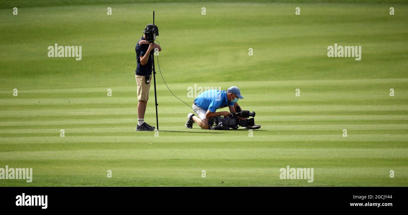 live Video shoot at Golf course - QATAR Stock Photo - Alamy