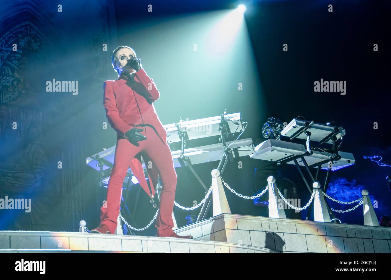 LONDON, UNITED KINGDOM - Nov 22, 2019: A Swedish singer Tobias Forge in ...