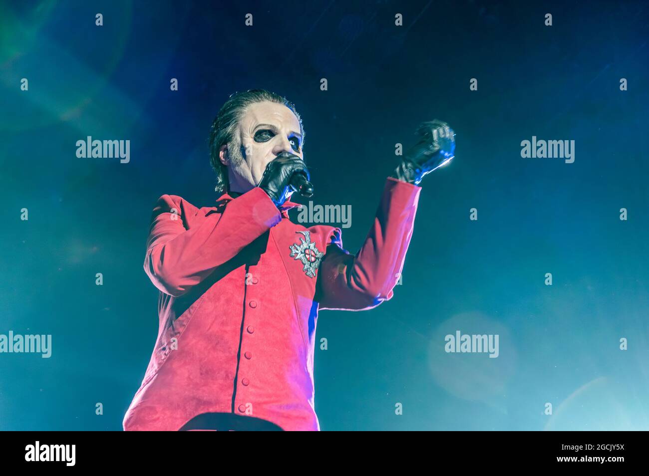 LONDON, UNITED KINGDOM - Nov 22, 2019: A Swedish singer Tobias Forge in ...