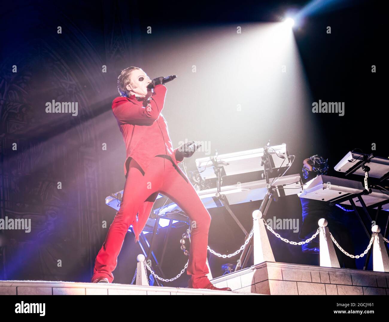 LONDON, UNITED KINGDOM - Nov 22, 2019: A Swedish singer Tobias Forge in ...