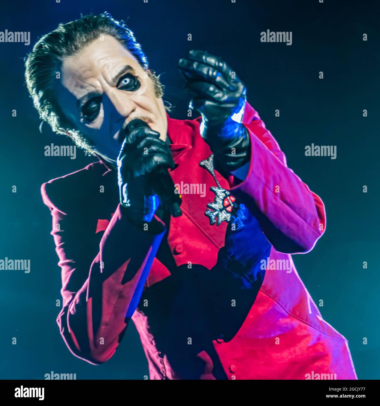 LONDON, UNITED KINGDOM - Nov 22, 2019: A Swedish singer Tobias Forge in ...