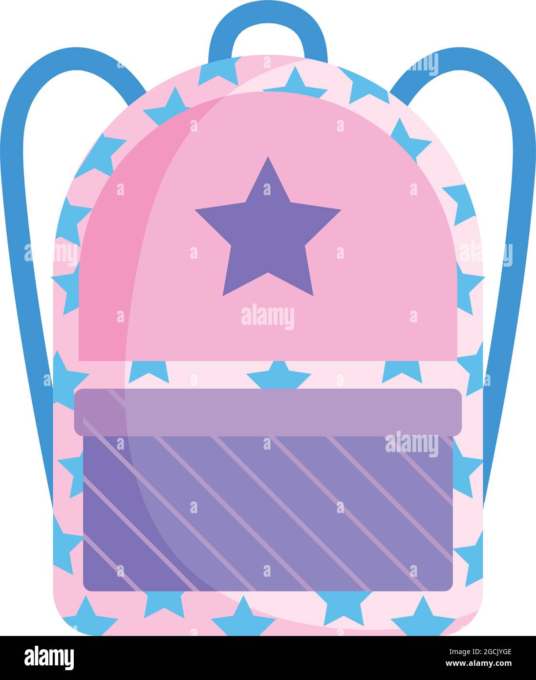 backpack with stars Stock Vector Image & Art - Alamy