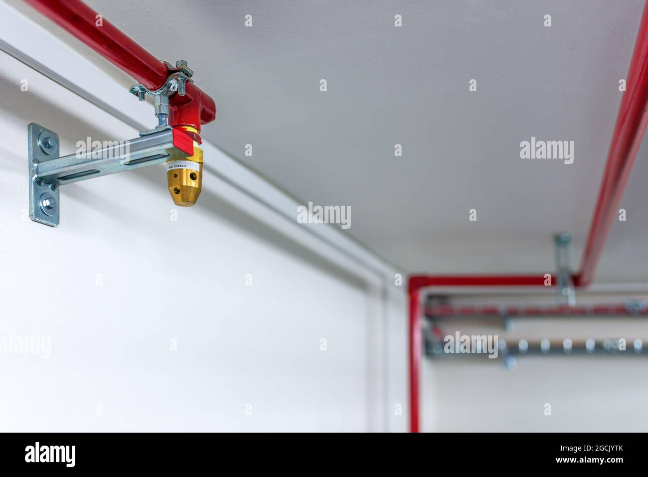 Clean agent fire suppression system Stock Photo - Alamy