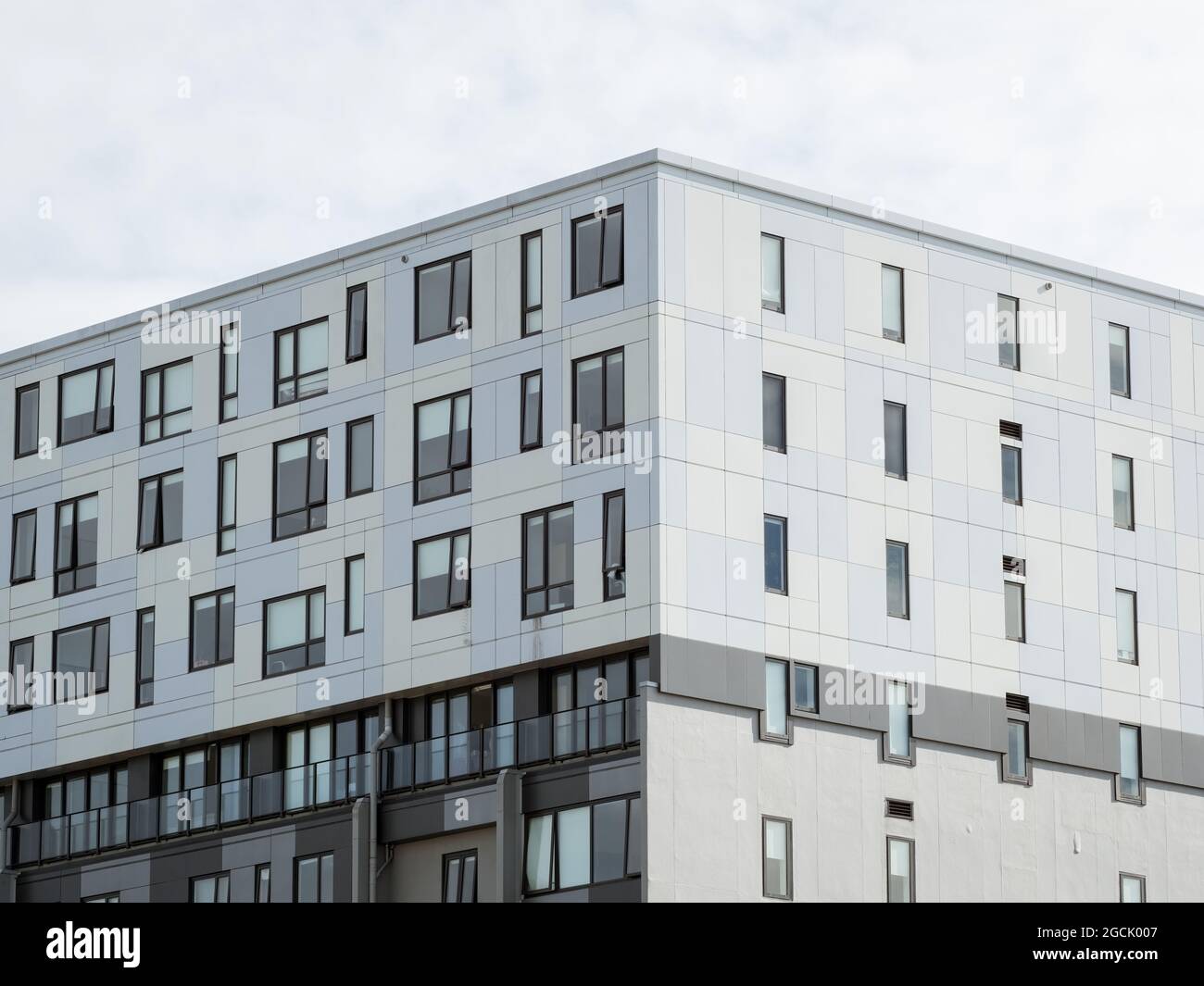 AUCKLAND, NEW ZEALAND - Jun 24, 2021: View of apartment building in ...