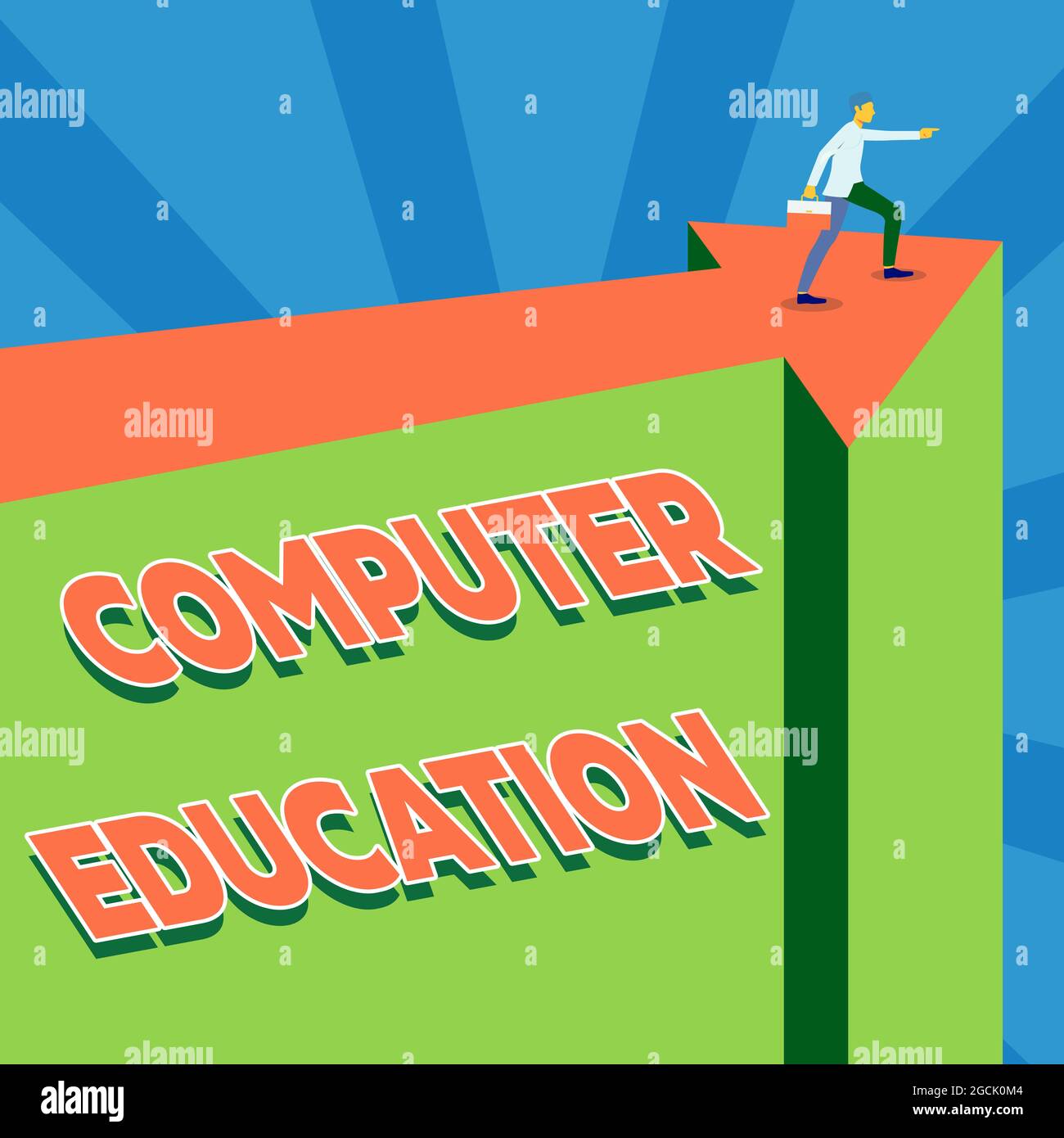 Sign displaying Computer Education. Conceptual photo gaining basic ...