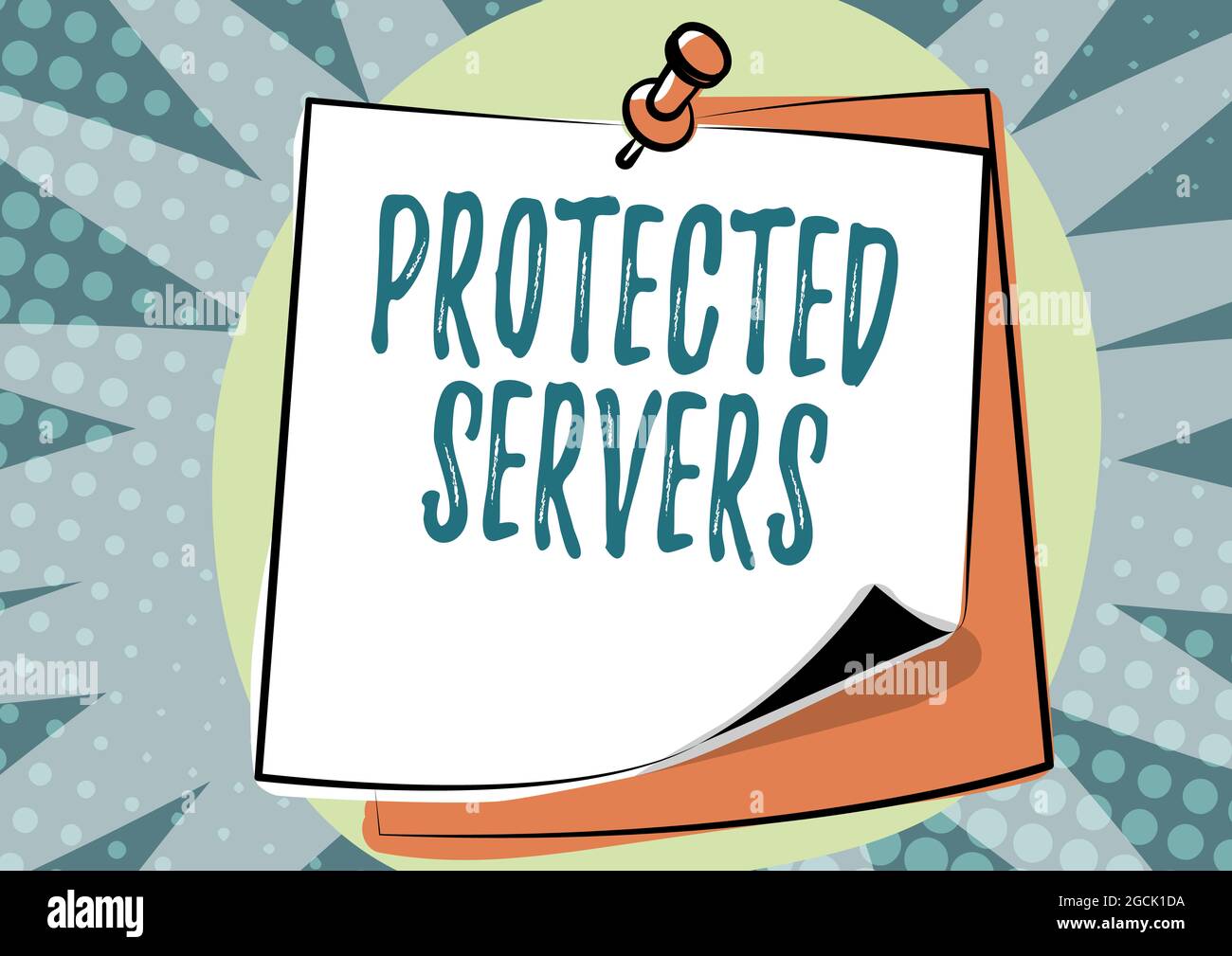 Conceptual caption Protected Servers. Business overview technology for ...