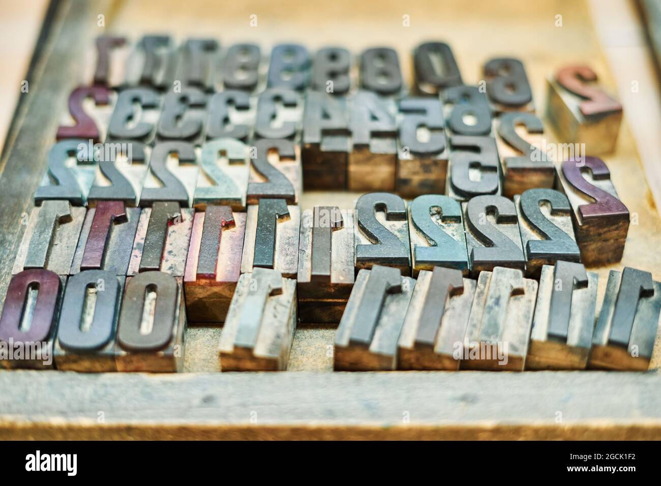 Letterpress tray hi-res stock photography and images - Alamy