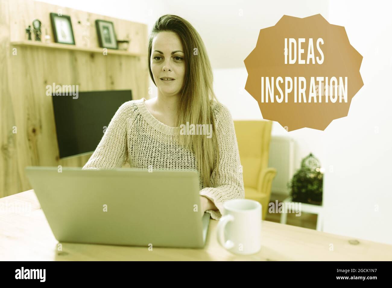 Handwriting text Ideas Inspiration. Business idea feeling of enthusiasm ...