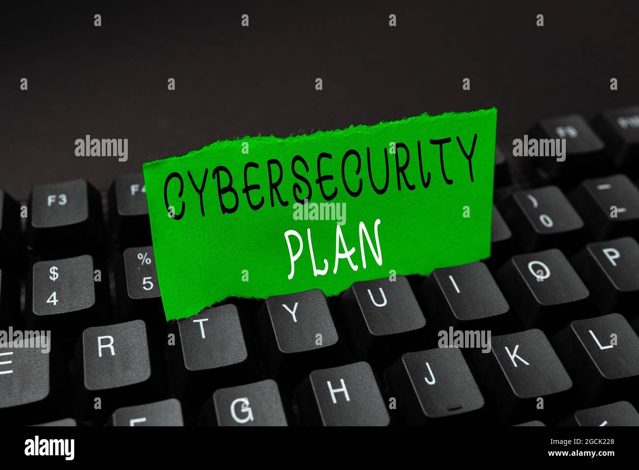 Handwriting text Cybersecurity Plan. Business overview Techniques of ...