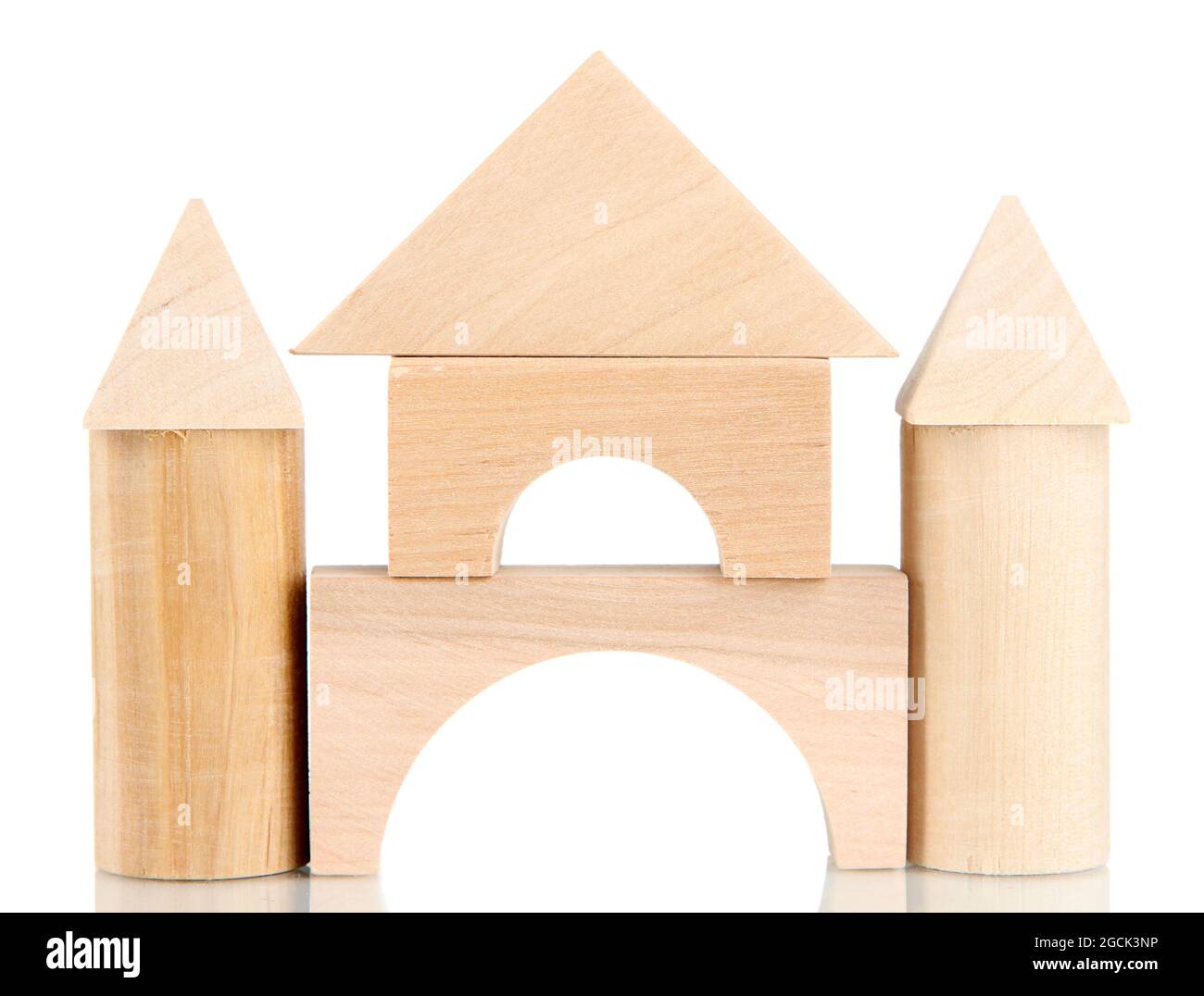 Wood house isolated on white Stock Photo - Alamy