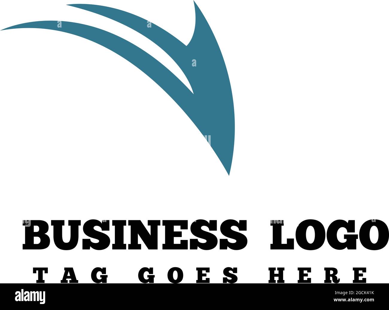 business logo,blue logo Stock Vector Image & Art - Alamy