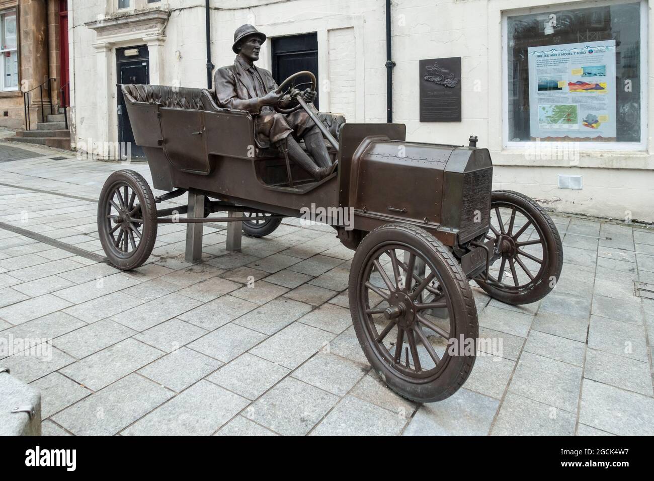 Sculpture (2018) in Cameron Square, Fort William commemorating Henry ...