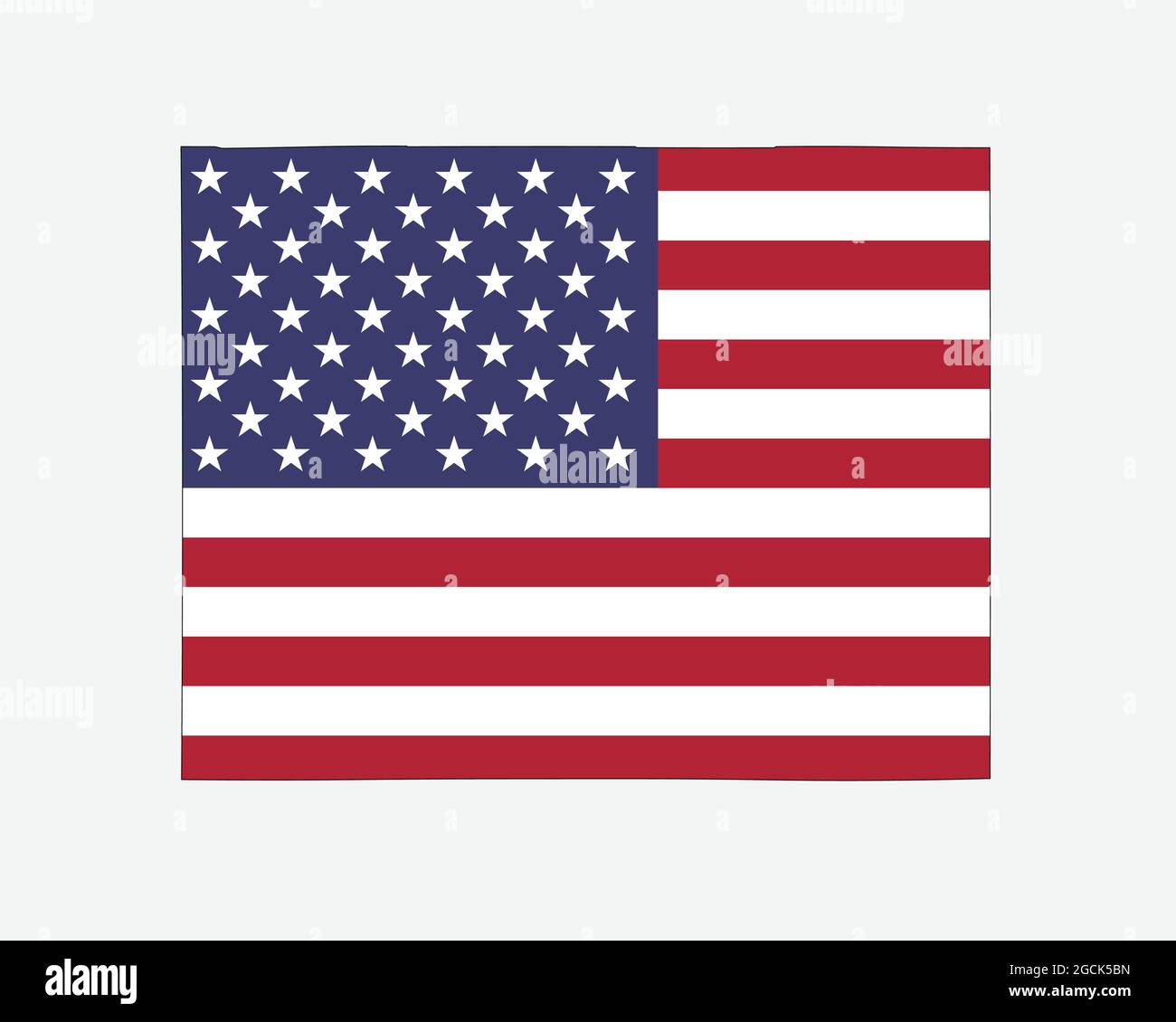 Wyoming Map on American Flag. WY, USA State Map on US Flag. EPS Vector ...