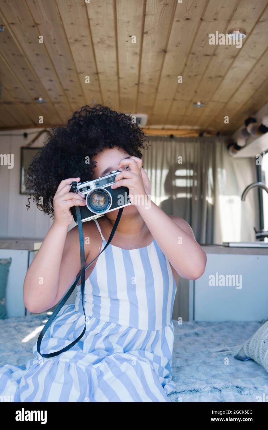 Girl camper hi-res stock photography and images - Alamy