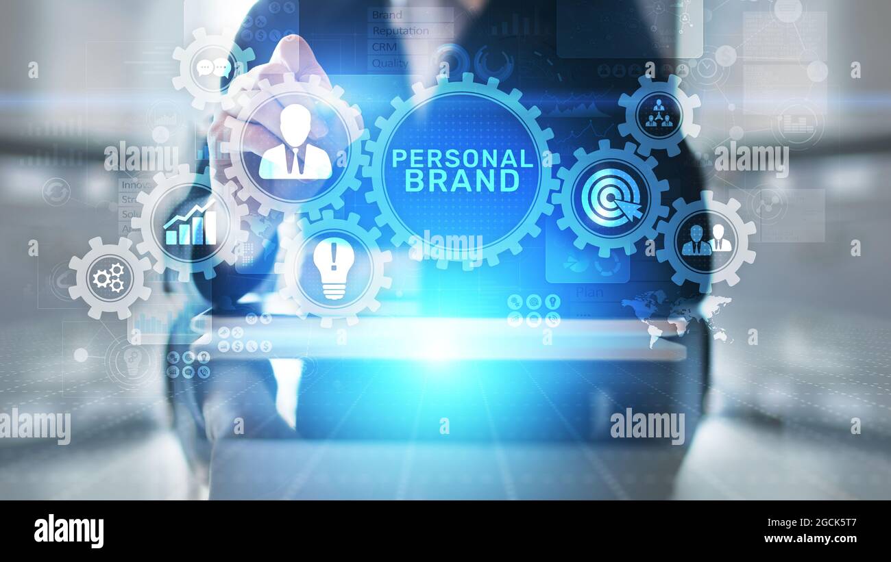 Personal branding brand development business education concept Stock ...