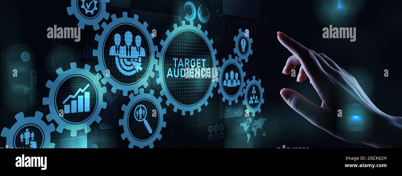 Target audience customer segmentation marketing strategy concept on ...