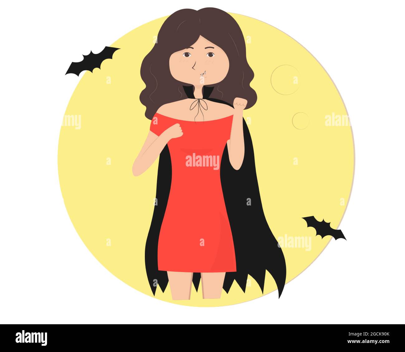 Halloween Vampire Clipart Girl