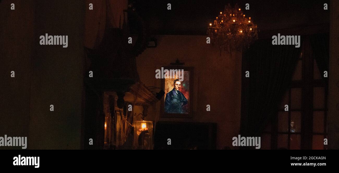 Duel The Haunted House Interactive Ride at Alton Towers Theme Park ...