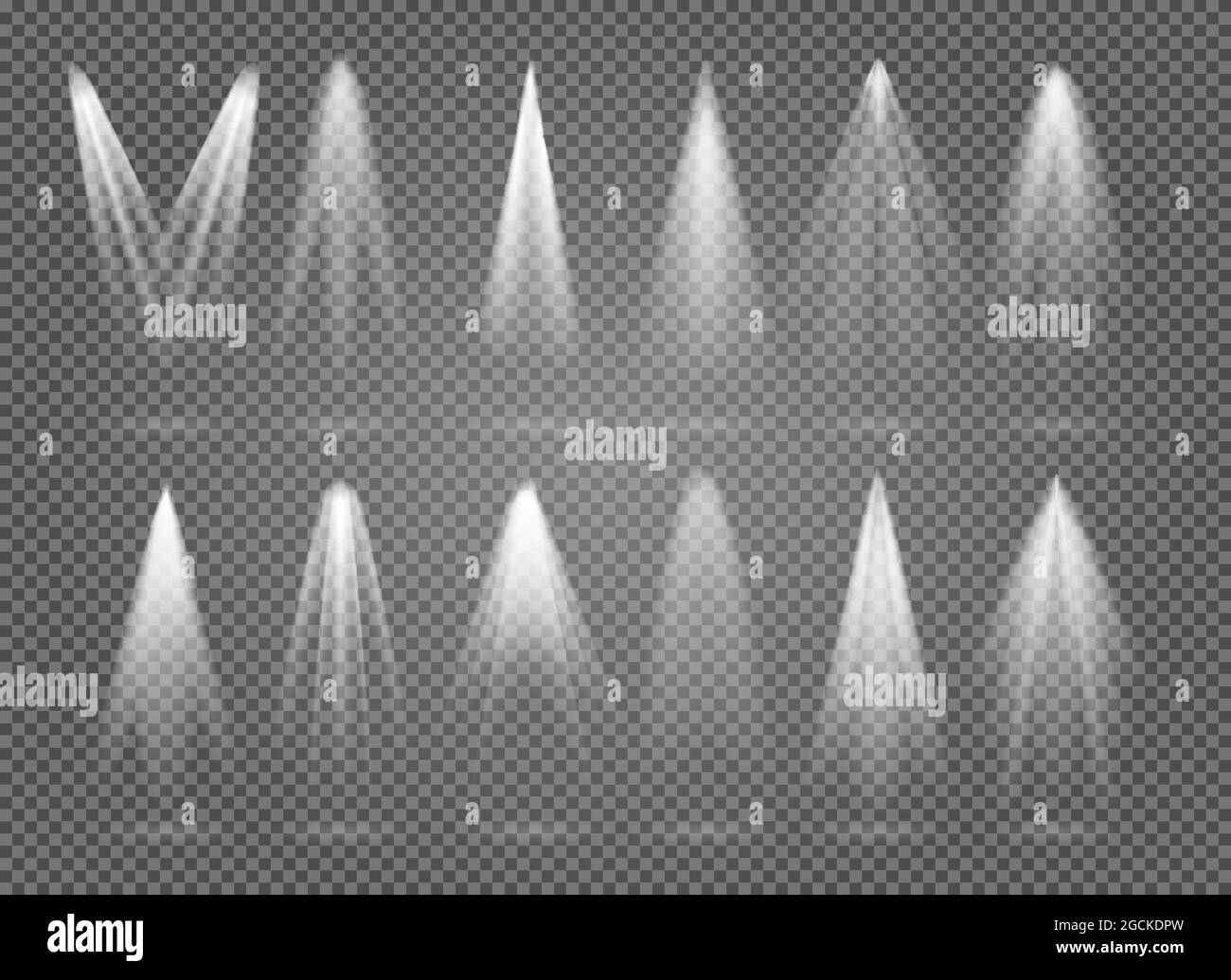 Spotlight stage rays Stock Vector Image & Art - Alamy