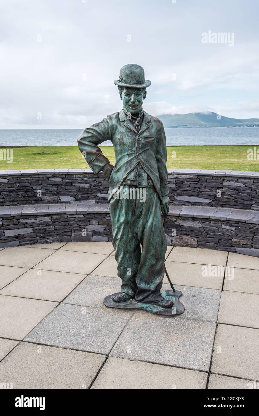 Charlie Chaplin in Waterville on the Ring of Kerry route, South West ...