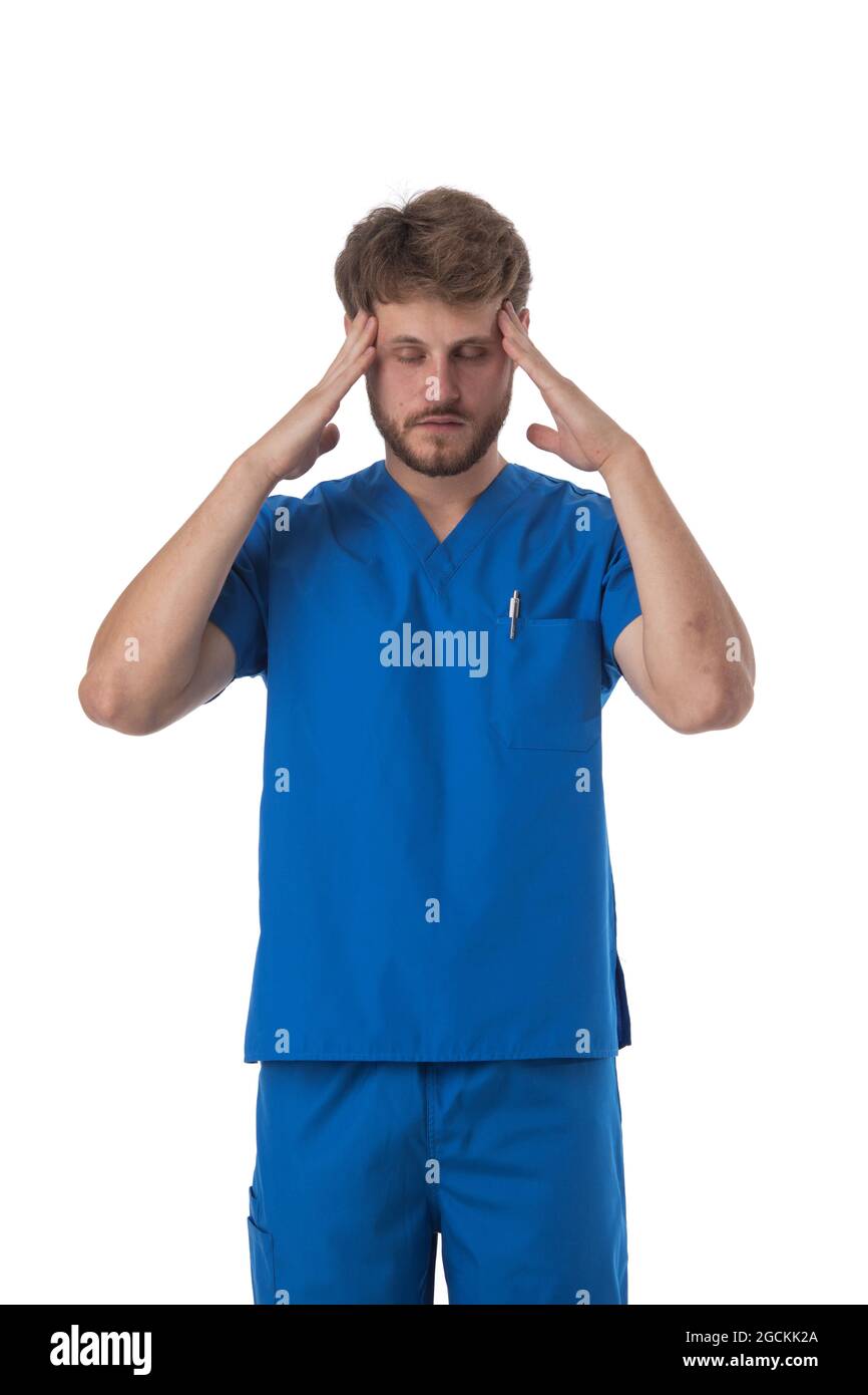 Hospital surgeon angry Cut Out Stock Images & Pictures - Alamy