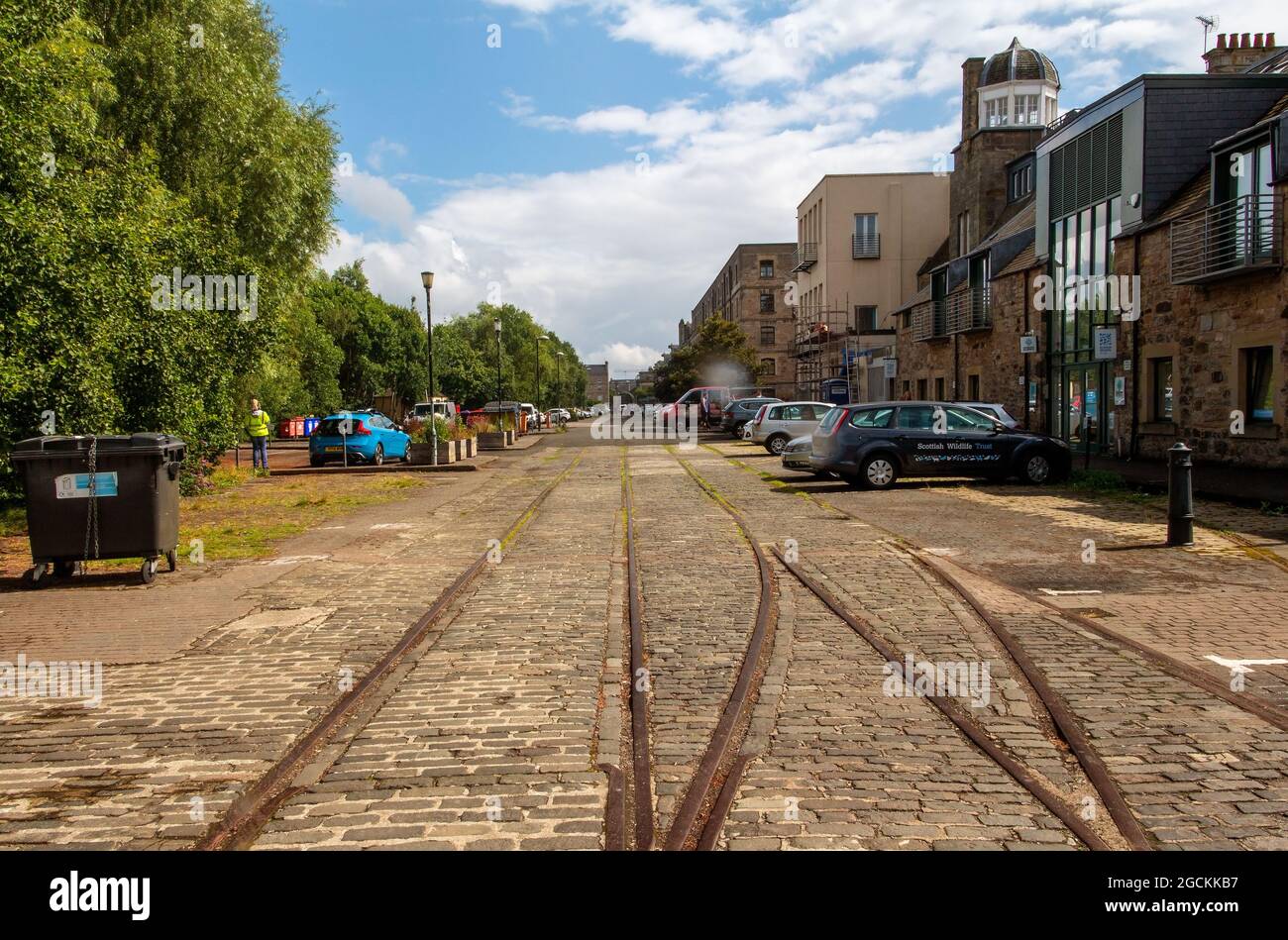 Victoria Quay is reclaimed dockland and offices were built for Scottish ...