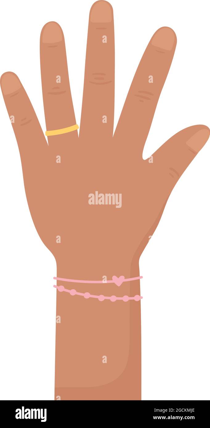 raised hand with ring Stock Vector Image & Art - Alamy