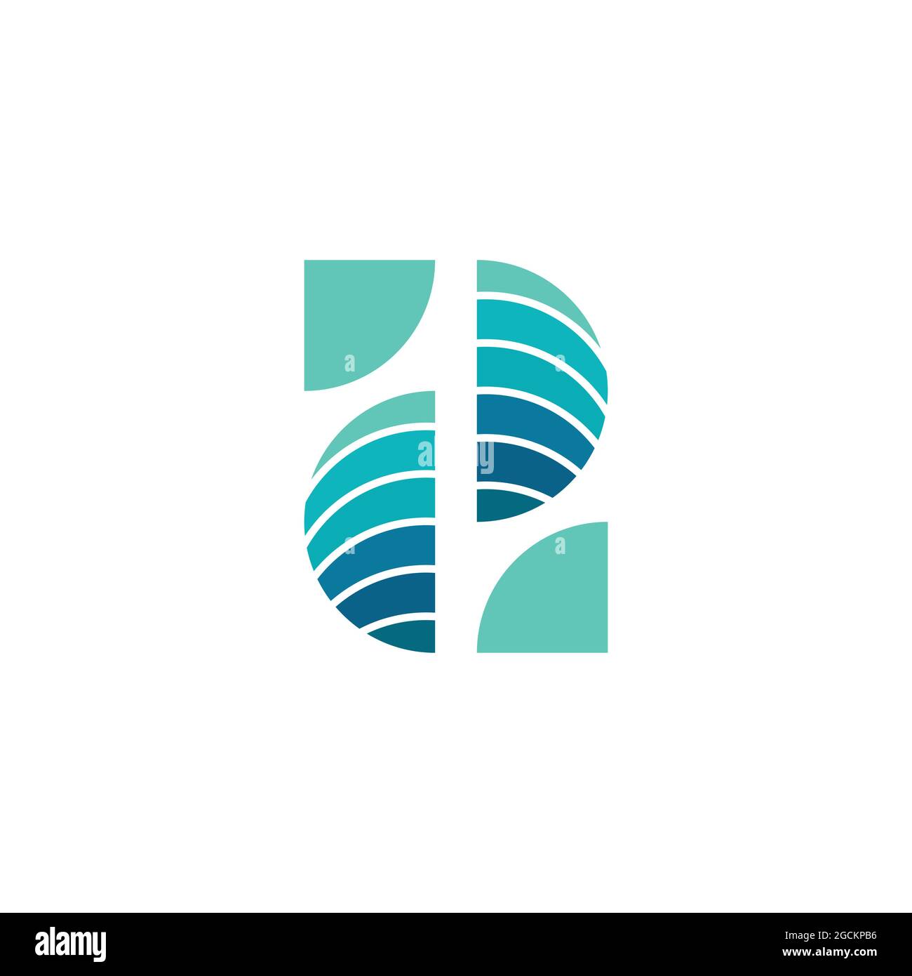 Blue number 2 Stock Vector Images - Alamy