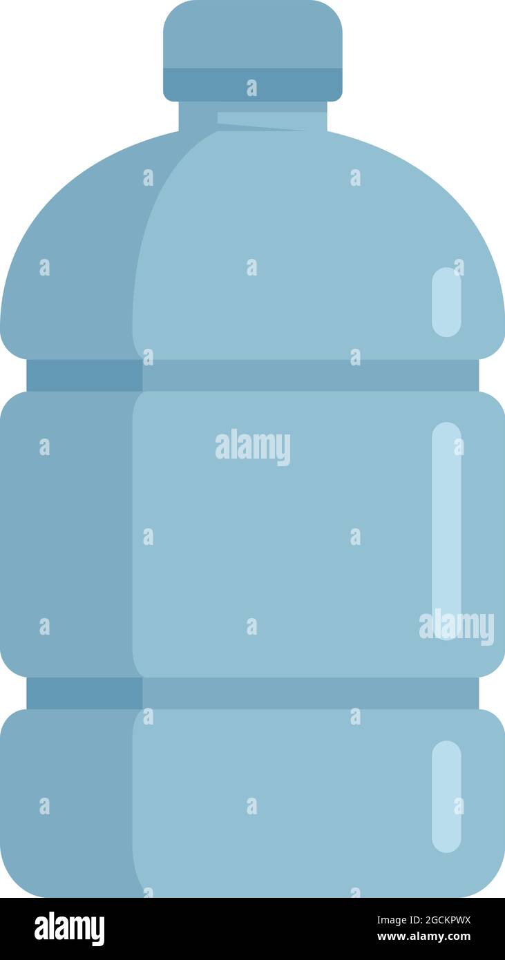 Storage water bottle icon. Flat illustration of storage water bottle ...
