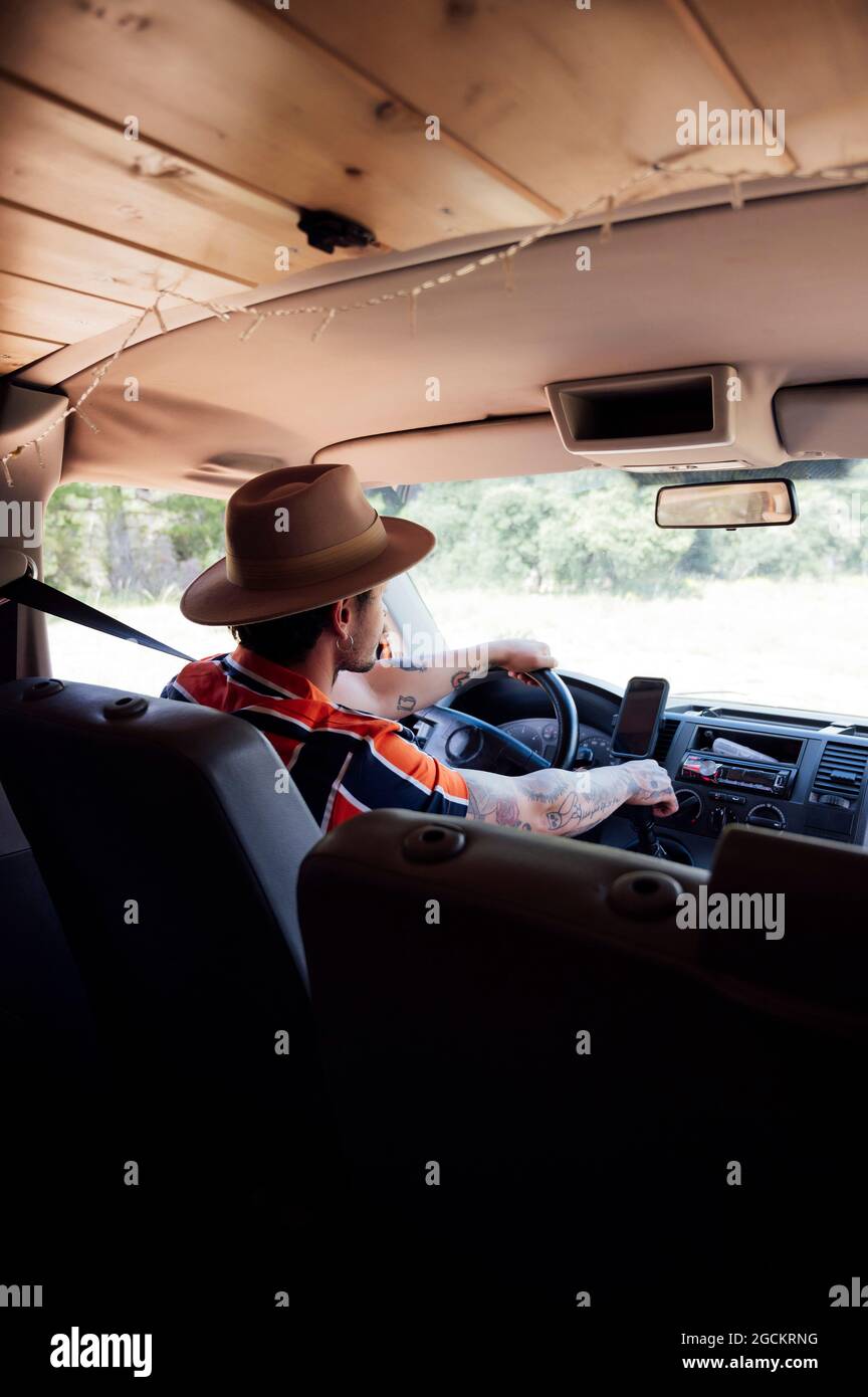 Female van driver hi-res stock photography and images - Alamy