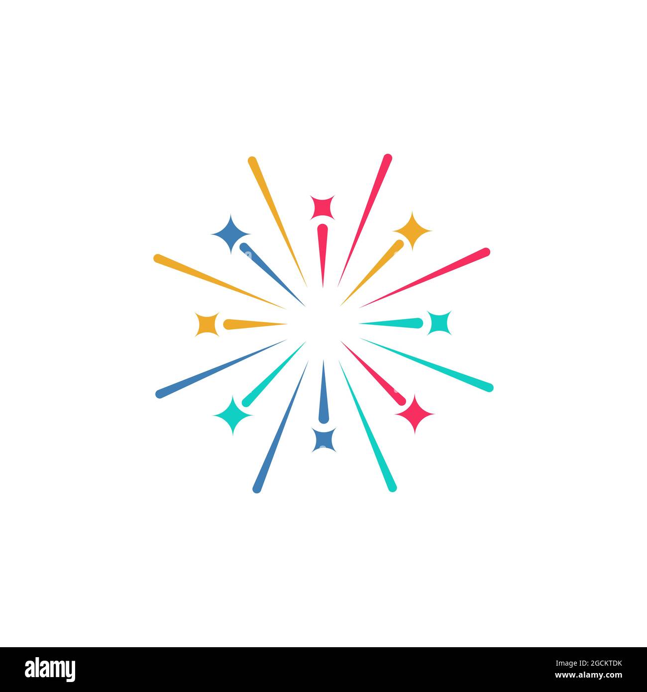 Firework vector icon illustration design template Stock Vector Image ...
