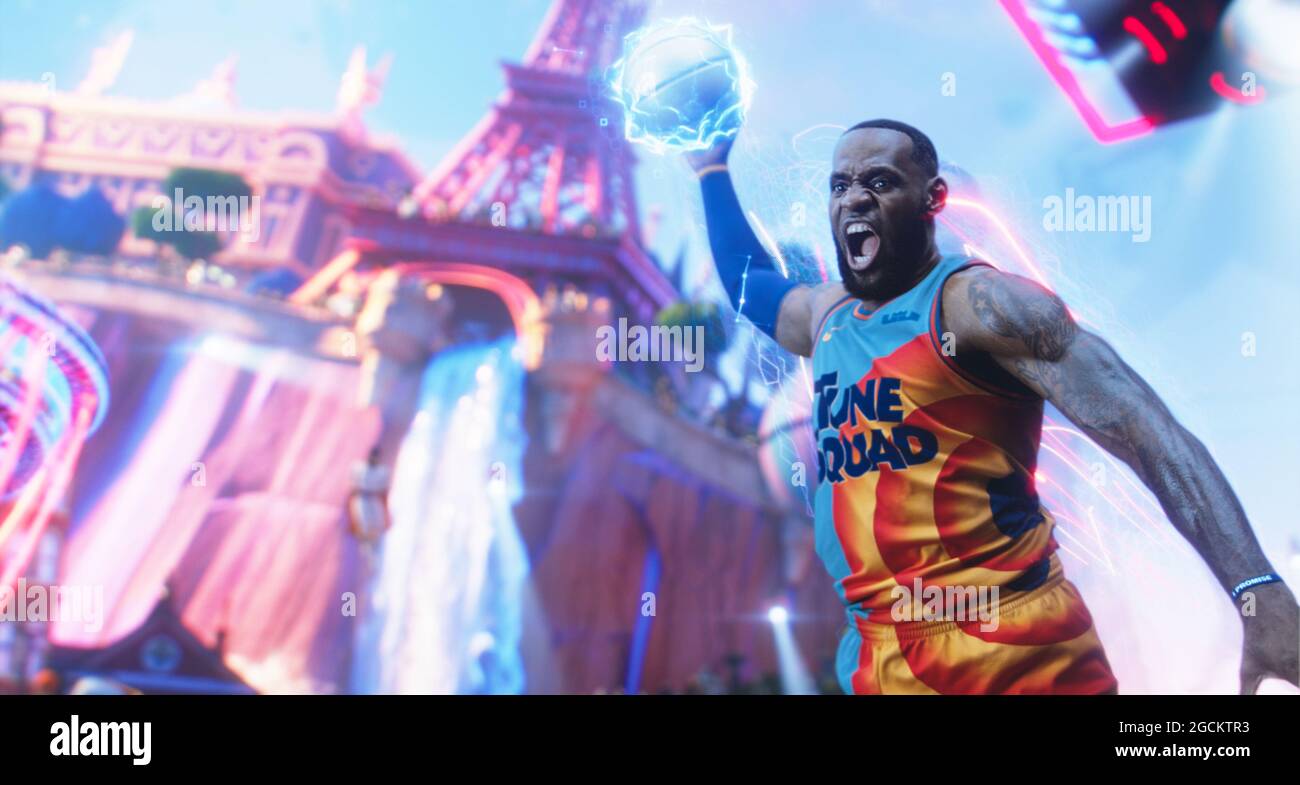 USA. LeBron James in a scene from the (C)Warner Bros Studios new movie ...