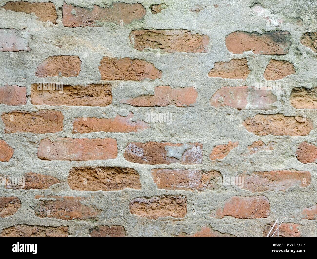 Aged weathered brick wall texture background Stock Photo - Alamy